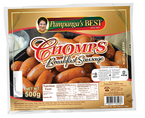 Chomps Breakfast Sausage – Pampanga's Best, Inc.