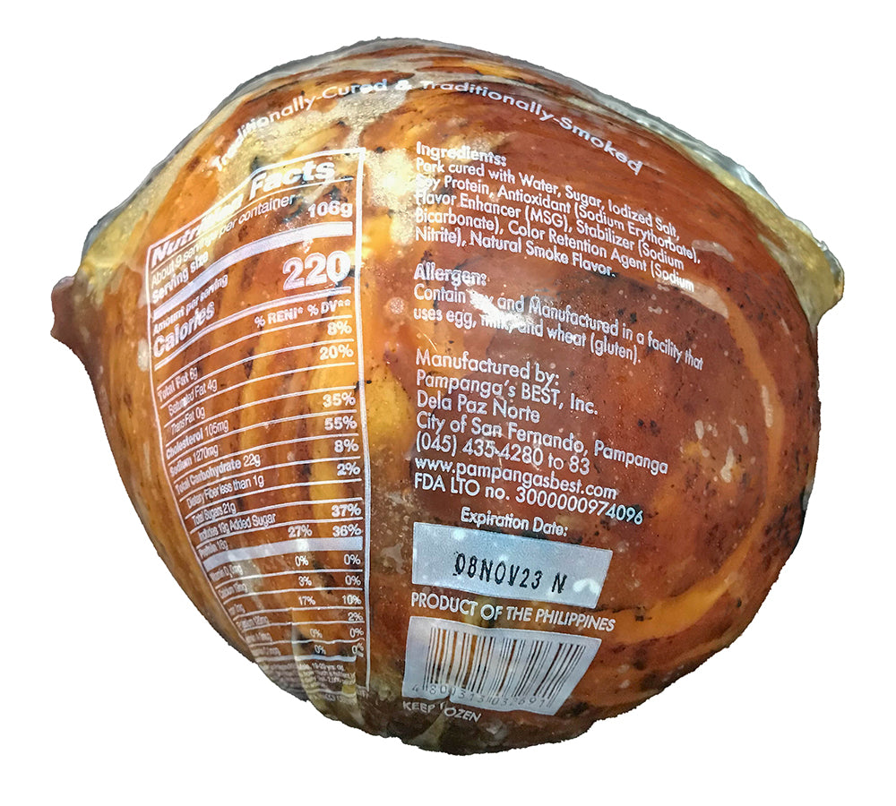 Old Fashioned American Ham (Premium Whole Muscle Ham) – Pampanga's Best ...