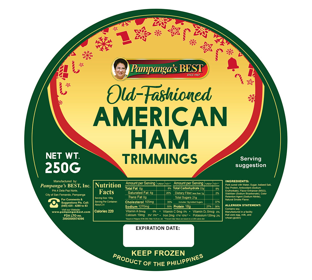 Old Fashioned American Ham Trimmings – Pampanga's Best, Inc.